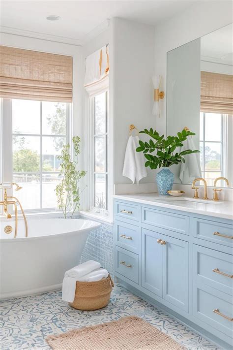 40 Inspiring Coastal Bathroom Ideas For Your Home Makeover In 2024