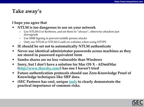 Ntlm Unsafe PPT