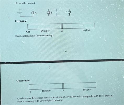 Solved 10 Another Circuit Prediction Brief Explanation