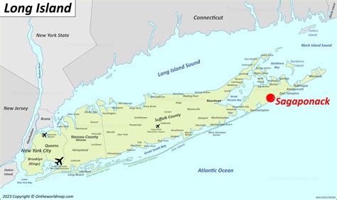 Sagaponack Map The Hamptons Long Island New York U S Discover