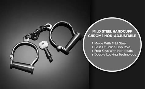Buy Vintageware Heavy Duty Mild Steel Made Indian Handcuff For Police