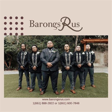 Black Barong Tagalog For Special Occasion Barong Tagalog