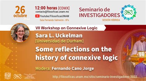 vii workshop on connexive logic investigaciones filosoficas unam