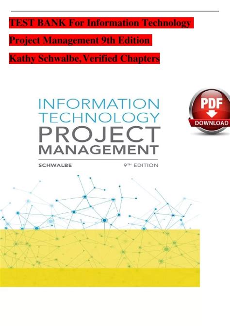 test bank for information technology project management 9th edition