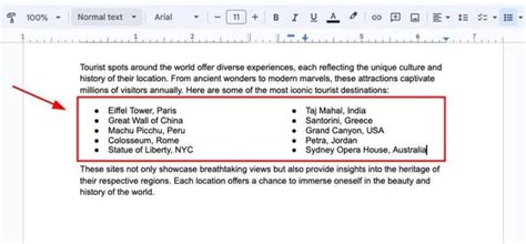 How To Make Two Columns Of Bullet Points In Google Docs 2025 Doc Genie