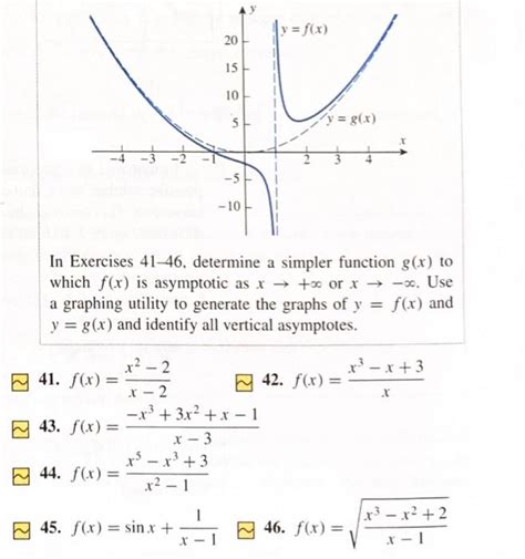 Solved In Exercises 41 46 Determine A Simpler Function Gx