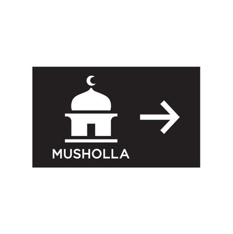 Promo Musholla Panah Sign Board Akrilik Papan Mushola Sign Label