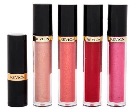 Revlon Super Lustrous Lip Gloss 4 Piece Set Bonus Lipstick Nz