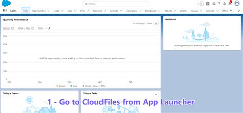 Quick Start To Connect External Folder To Salesforce Object CloudFiles Salesforce