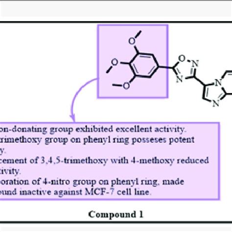 Structure Activity Relationship Of 1 2 4 Oxadiazole Quinoline Derivative Download Scientific
