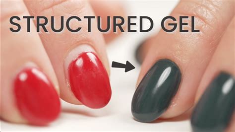 Gel Nails How To Do A Structured Gel Manicure Youtube