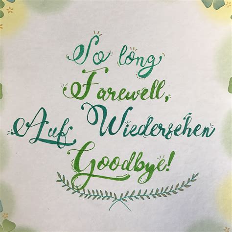 What Should I Write In A Farewell Card` Card Template