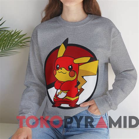 Pokemon Pikachu The Flash Shirt Tokopyramid