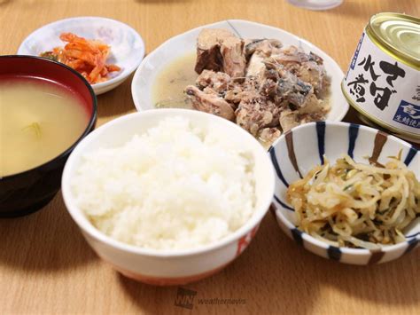 在宅ワークの本日のお昼ご飯は、さばの水煮 秋田県秋田市 Harupapa ウェザーニュース