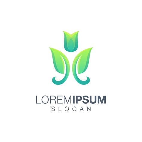 Premium Vector Leaf Gradient Logo Design