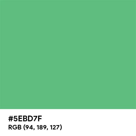 5ebd7f Color Name Is Emerald
