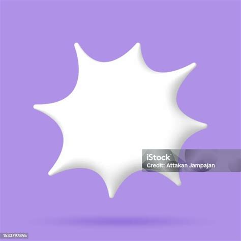 옅은 보라색 배경에 3d 흰색 말풍선 요소 3d 렌더링 이미지 클리핑 경로 포함 0명에 대한 스톡 벡터 아트 및 기타 이미지