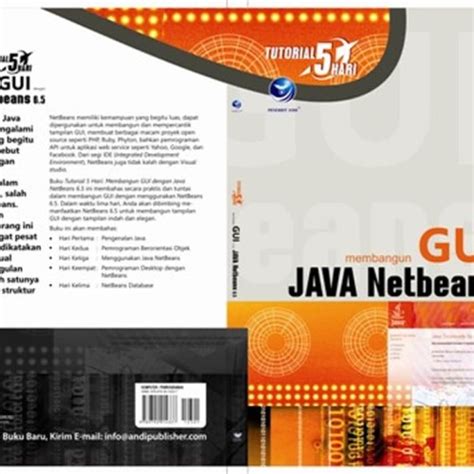 Jual Tutorial 5 Hari Membangun Gui Dengan Java Netbeans 65 Kab