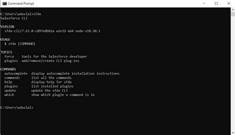 Unable To Create Project In Vs Code Due To Salesforce Cli Integration