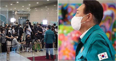 태풍 힌남노 상륙 민방위복 입고 출근한 윤 대통령 “오늘5일 대통령실서 비상대기” 위키트리
