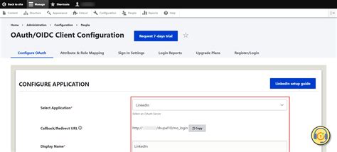 drupal linkedin login linkedin sso login with drupal oauth client