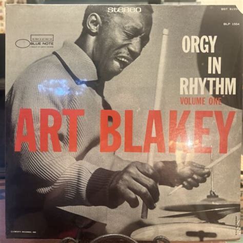 Art Blakey Orgy In Rhythm Vol One Sealed Blue Note 1554 Liberty