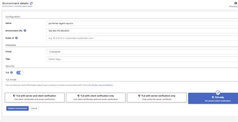 portainer agent tls handshake error · issue 5344 · portainer