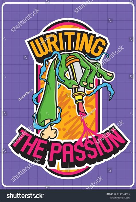 Graffiti Illustration Design T Shirt Sticker Wall Stock Vector Royalty