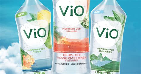 ViO Wasser Mit Geschmack Prickelnde Innovation In Drei Erfrischenden