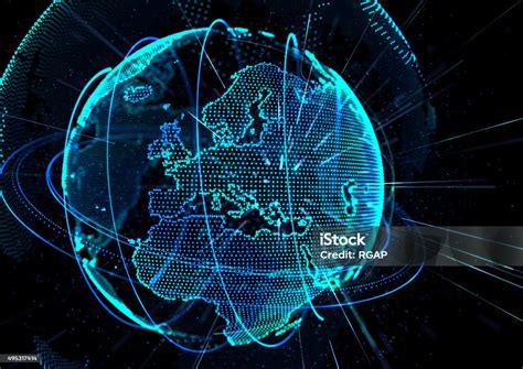 추상적임 행성입니다 구성된 도트 행성에 대한 스톡 벡터 아트 및 기타 이미지 행성 구 유럽 Istock