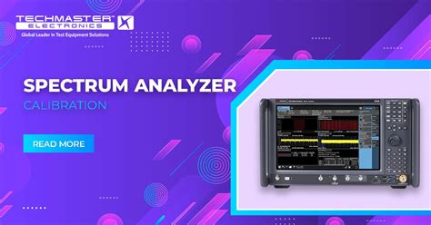 Spectrum Analyzer Calibration Stop Guessing Start Measuring
