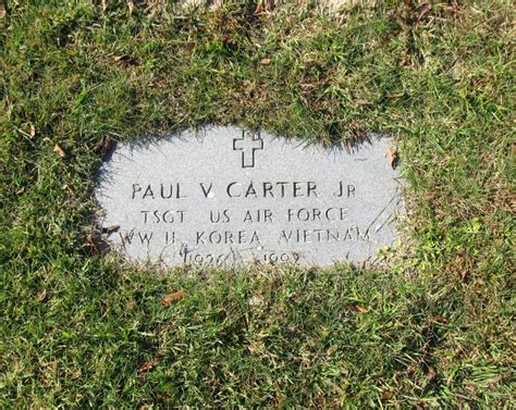Paul Vincent Carter Jr 1926 1992 Find A Grave Memorial