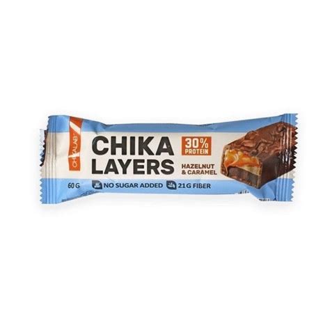 Chikalayers Chocolate Protein Bar Hazelnut with Caramel 60g | Kulud ...