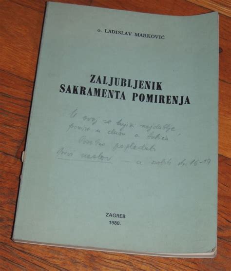 Ladislav Marković Zaljubljenik Sakrametna Pomirenja Ante Antić