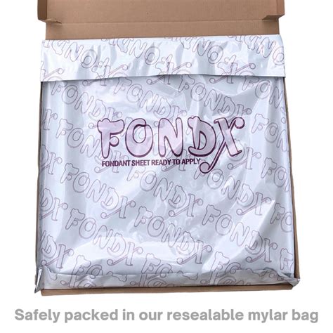 Fondx Rolled Fondant Sheets White — Caljavaonline