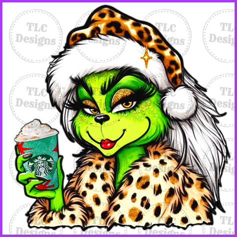 Boujie Lady Grinch With Sb Tlc Designs And Customs Llp