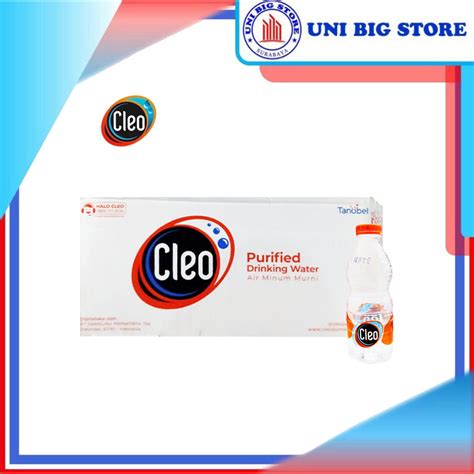 Jual Cleo Air Minum Botol 330 Ml Dus 24 Pcs Shopee Indonesia