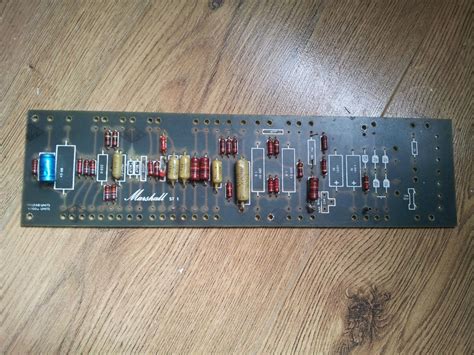 Vintage Marshall Circuit Board Pcb St 1 1970s Marshall Jmp
