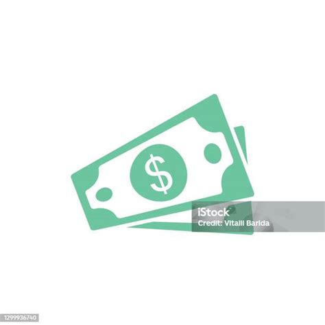 Ilustración De Icono De Efectivo En Dólares Símbolo De Moneda Y Más