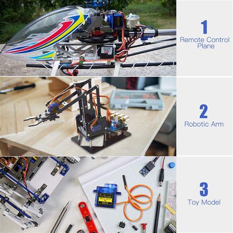 Sg90 9g Micro Servo Motor Mini Servos Motor Kit Metal