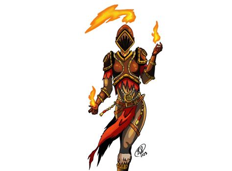 Pyromancer Dnd Commission R Krita