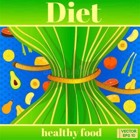 Vector Background Diet Stock Illustration Illustration Of Meal 177870143