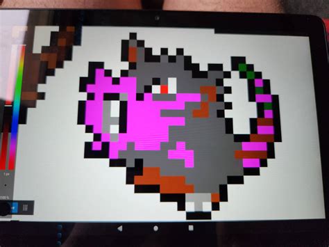 Alolan Raticate Pixel Art By Blueartfox On Deviantart