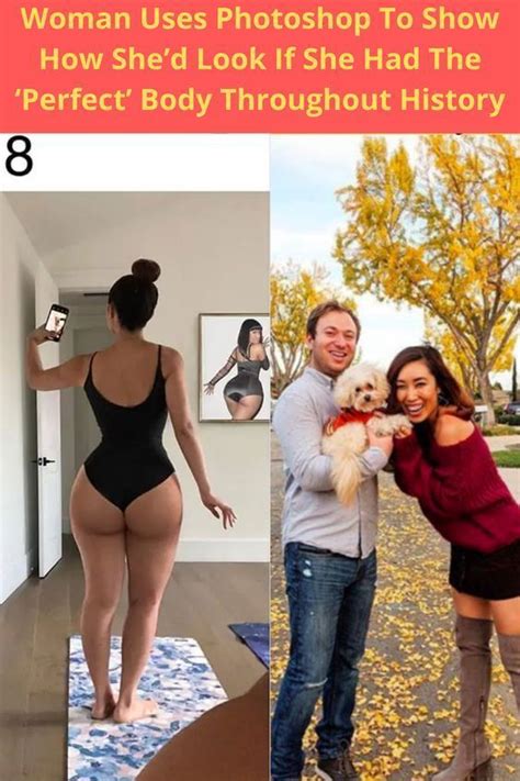 Woman Uses Photoshop To Show How She D Look If She Had The Perfect Body Throughout History