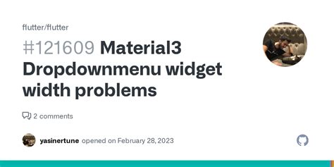 Material Dropdownmenu Widget Width Problems Issue Flutter