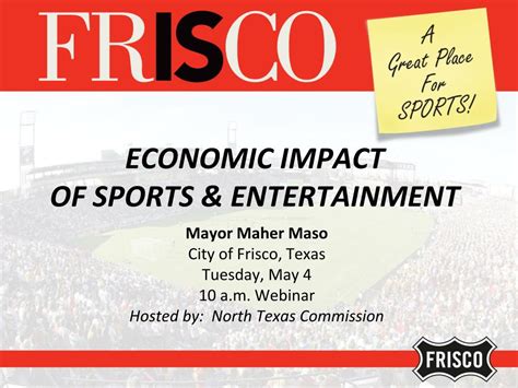 Ppt Economic Impact Of Sports And Entertainment Powerpoint Presentation