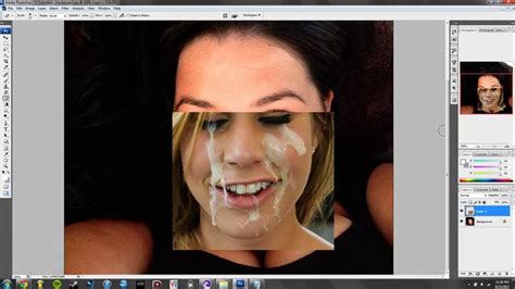 Basic Cumshop Photoshop Fake Facial Tutorial Cs3