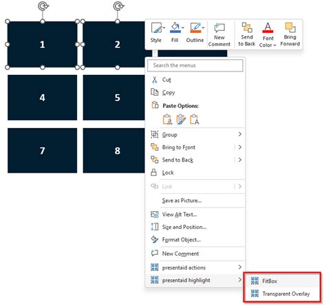 Highlight Transparent Overlay Presentaid