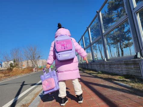 초등학생 여아책가방 엠엘비키즈 초등학교가방 신학기 입학선물 어때요 네이버 블로그