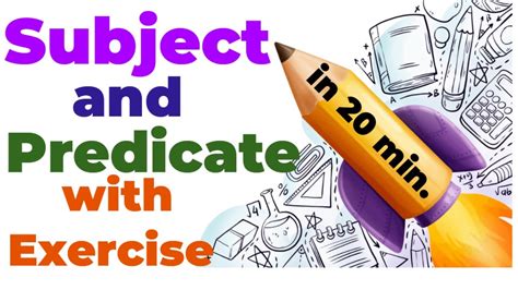 The Sentence Subject And Predicate Elementary English Grammar Ch 1